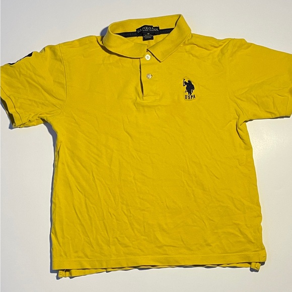 U.S. Polo Assn. | Shirts & Tops | Us Polo Assn Uspa Big Pony Yellow ...